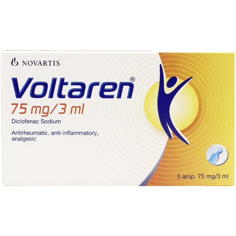 VOLTAREN 75 MG 5 AMP 3 ML | Rosh Medical Company